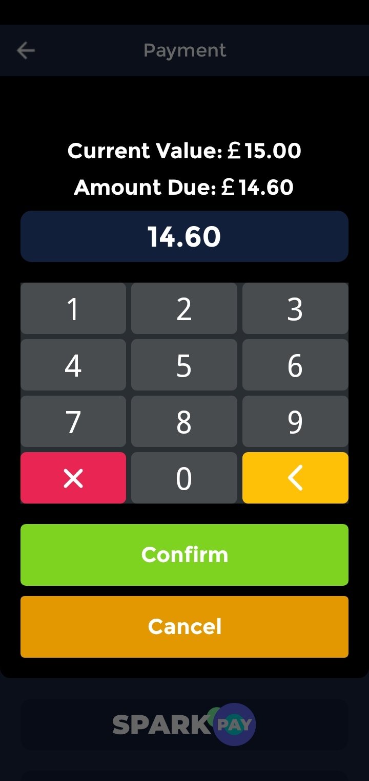 How to use vouchers on the SPARK app (handheld)