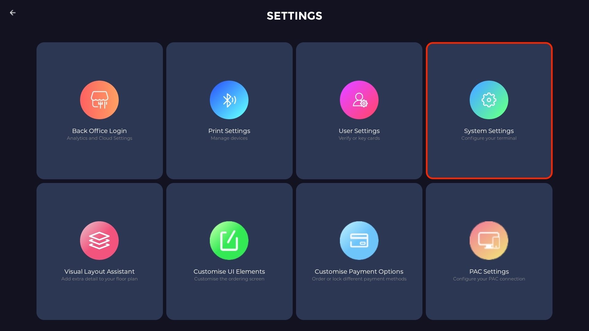 How to Change Terminal Operation Modes