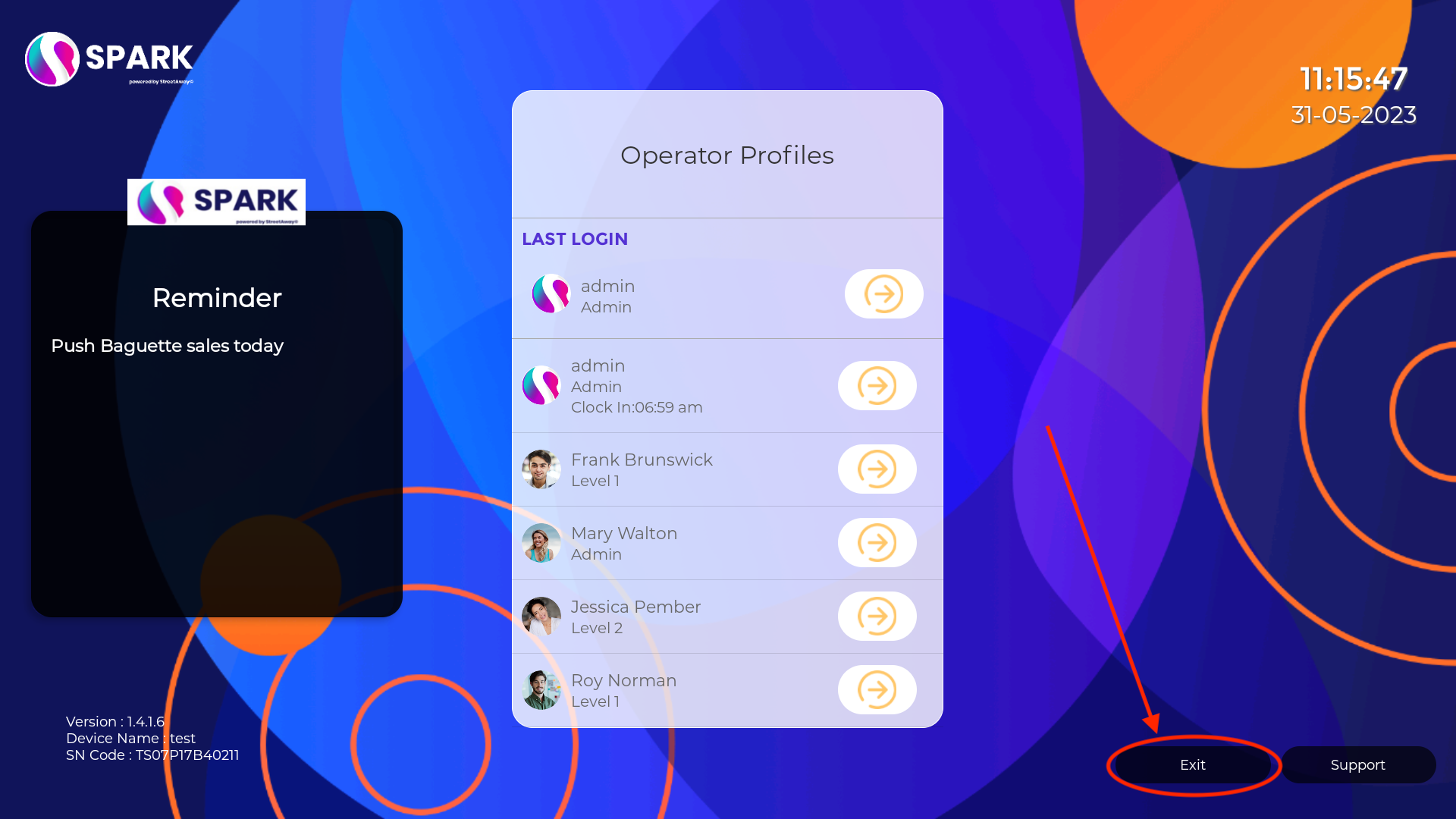How do I update to the Latest version of the SPARK app?