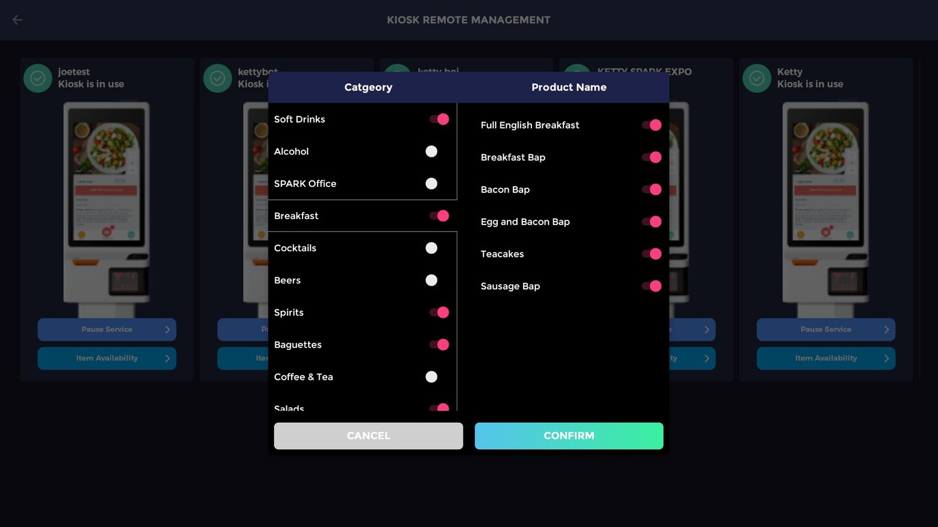 Adding Items to your Kiosk Express Through your EPoS
