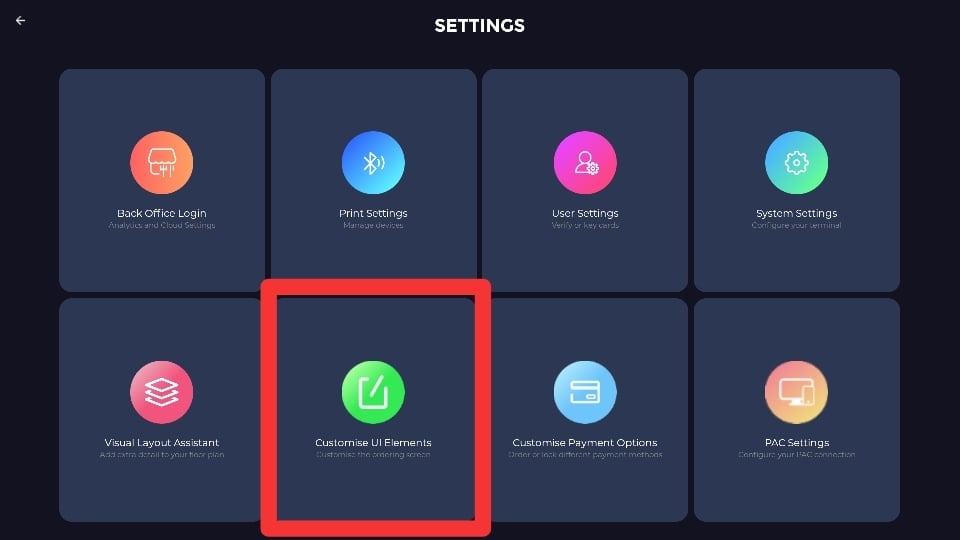 Customise UI Elements Customise UI Elements
