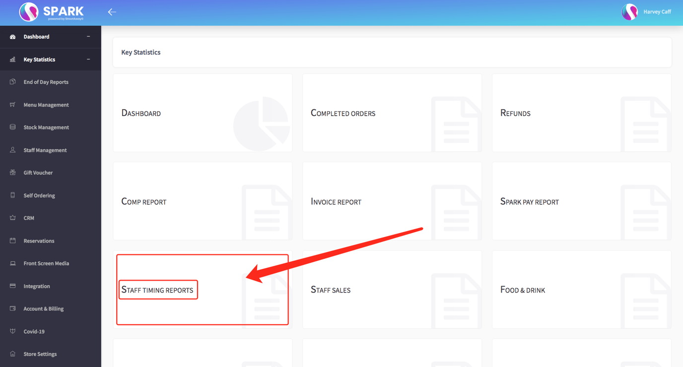 How to view staff reports