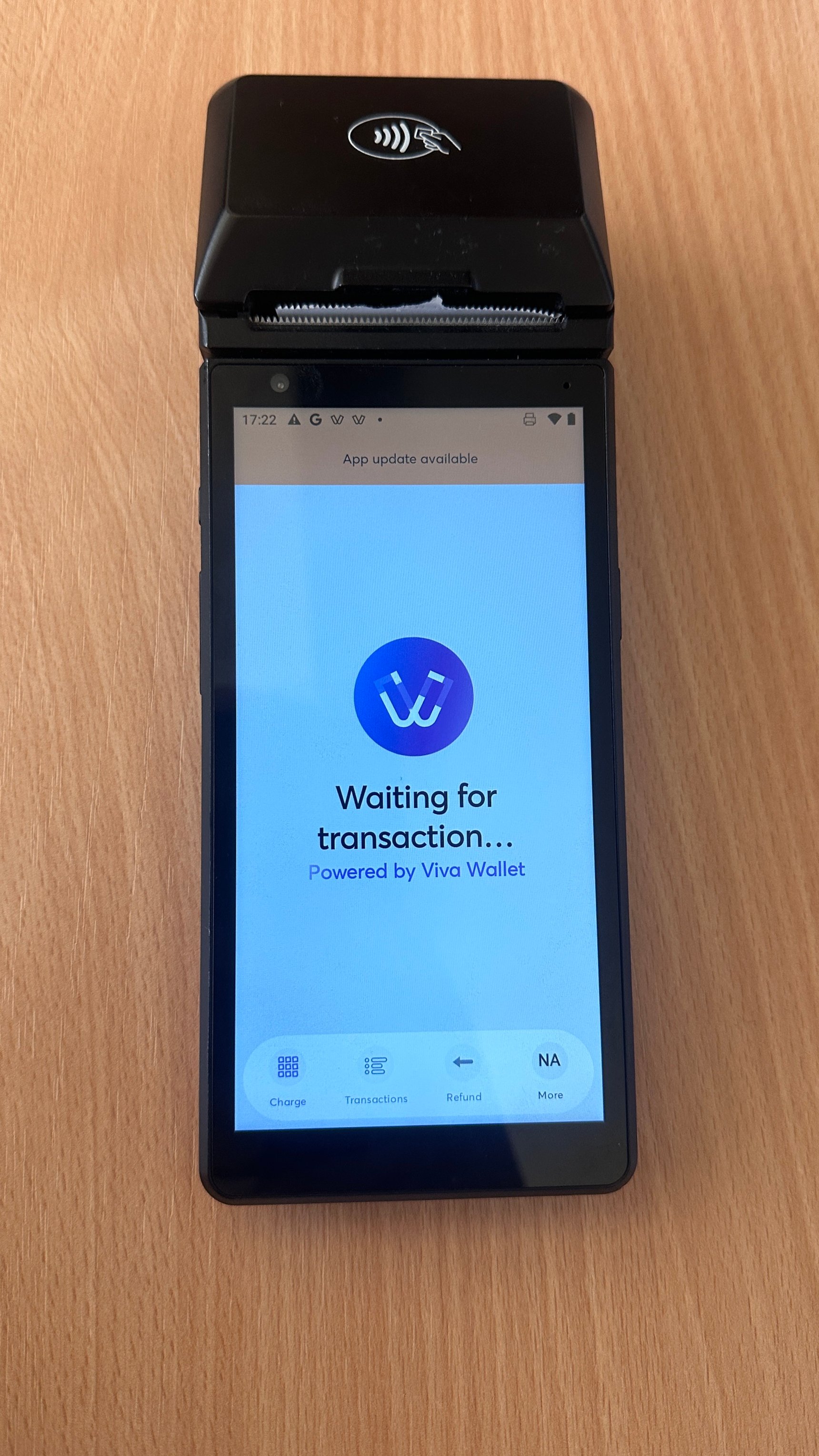 How do I activate a Viva Wallet POS device?
