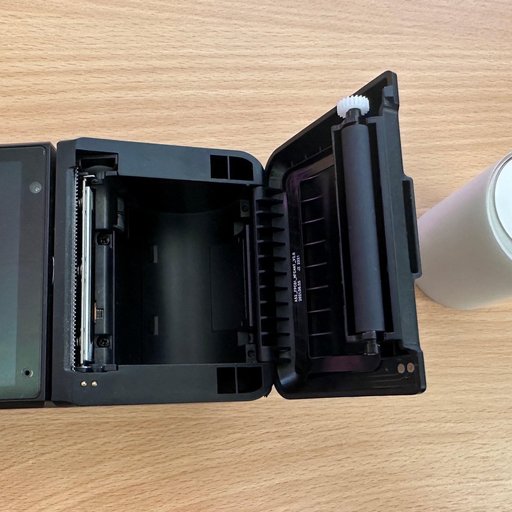 How to clean the internal printer of your handheld device.